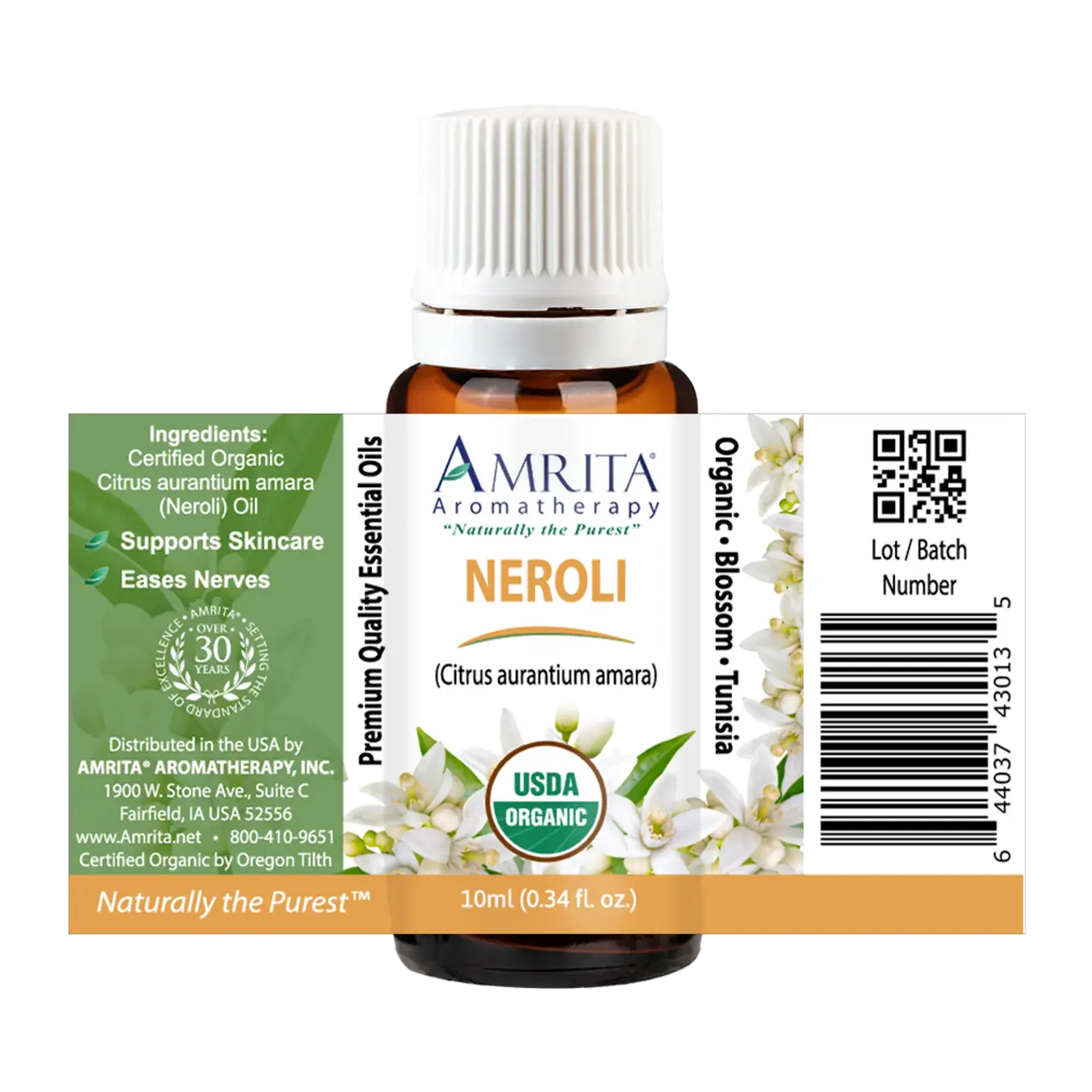 Neroli Organic Essential Oil by Amrita - The Essential Oil Advisor